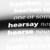 Understanding Some Basics About Hearsay Evidence